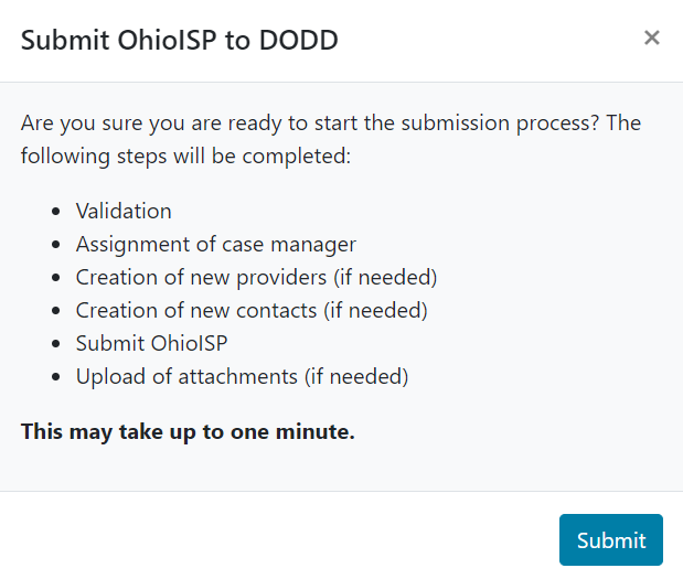 Publishing Non-Waiver OhioISPs – Brittco Software Help & Learning