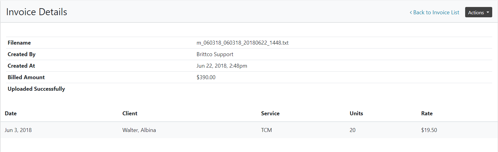 Billing – Brittco Software Help & Learning